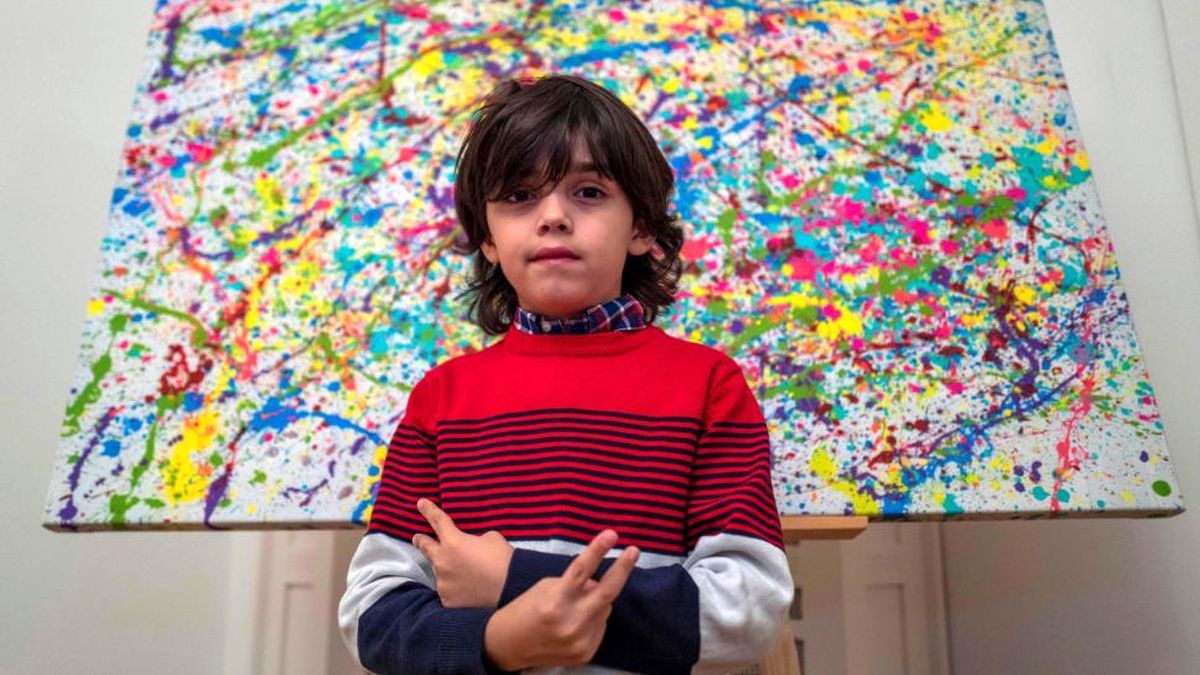 El mini Picasso alemán tiene 7 años y sus cuadros cuestan miles de euros