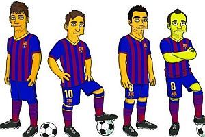 Messi se convirtió en la nueva estrella de... ¡Los Simpson!