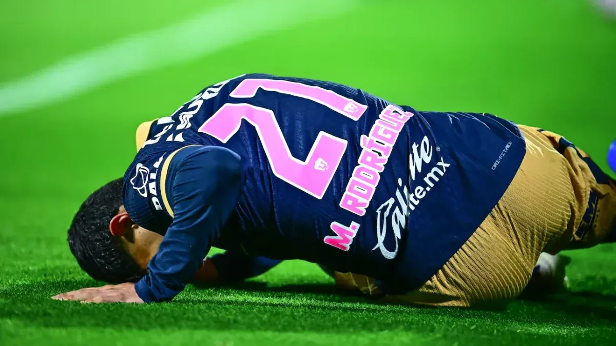 Pumas confirmó la grave lesión que sufrió Michell Rodríguez ante Cruz Azul