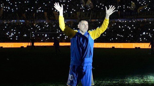Riquelme se regaló una despedida con todo el cariño de Boca