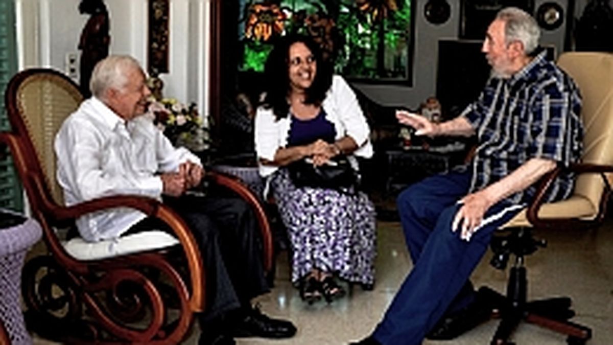 Fidel Castro elogió el valor de Jimmy Carter