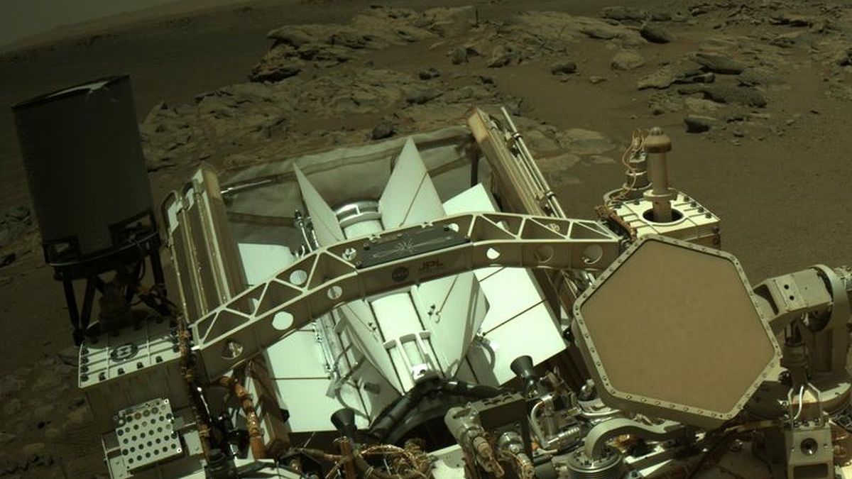 NASA confirmó que el rover Perseverance obtuvo un fragmento de roca de ...