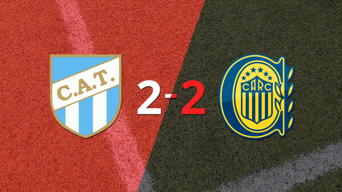 Atlético Tucumán empató 2-2 en casa con Rosario Central