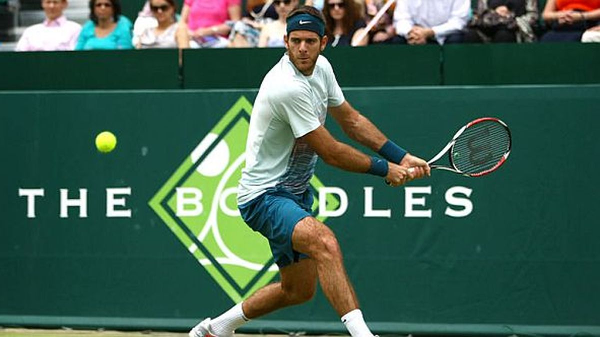 Del Potro ganó en exhibición rumbo a Wimbledon