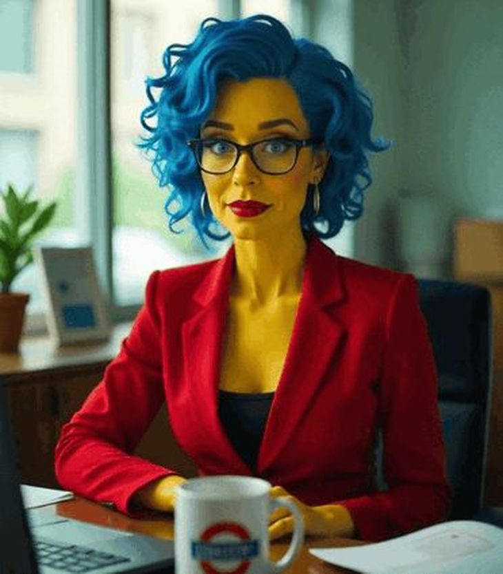 Así se vería Marge Simpson en la vida real, según la Inteligencia ...