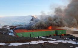 Antártida: dos militares fallecieron por incendio en base de Brasil
