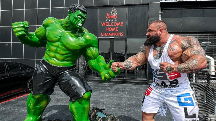 La increíble dieta de Illia Golem, el fisicoculturista monstruoso