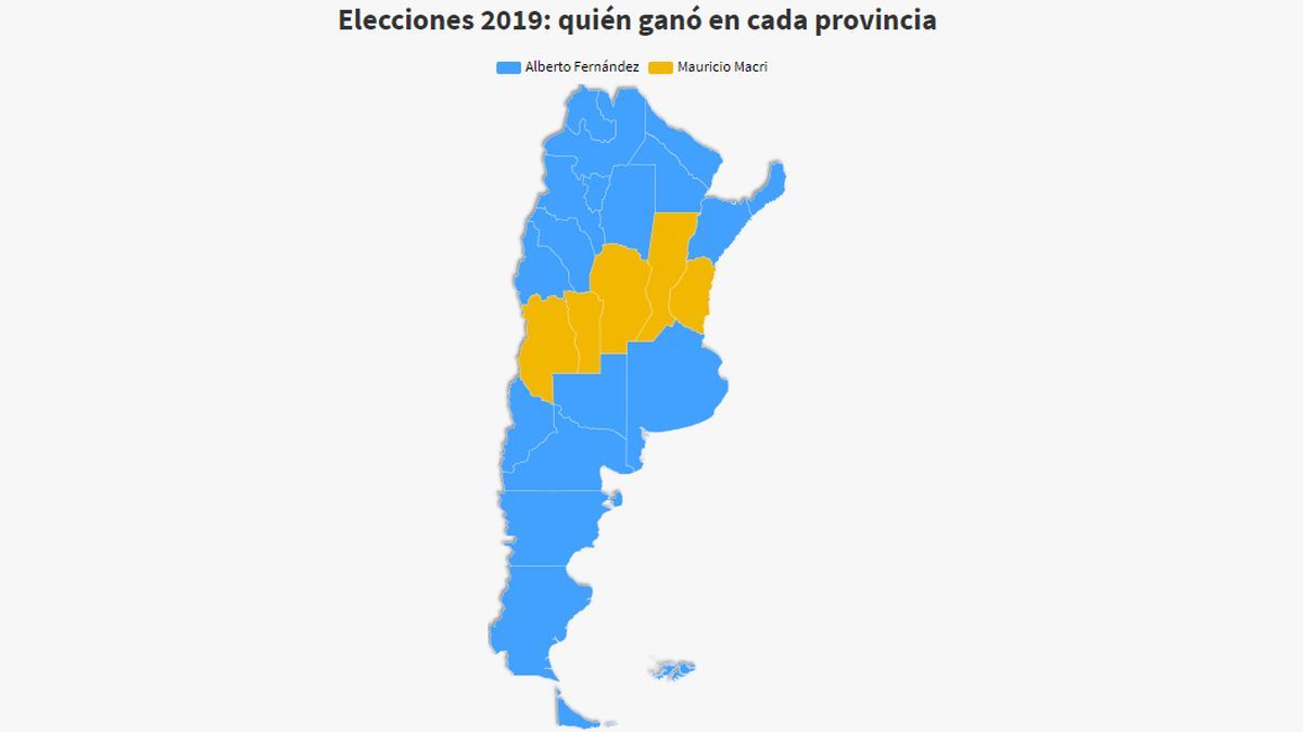 Provincia por provincia: así queda el nuevo mapa político