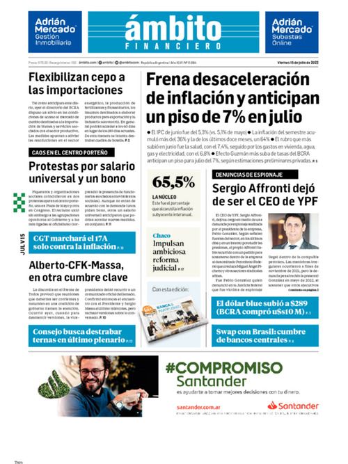 Edición Impresa - Ambito.com